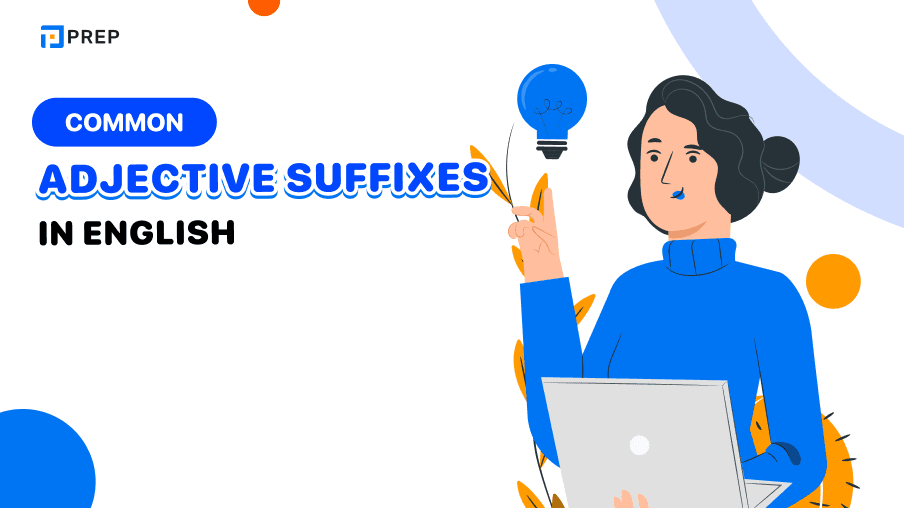 15+ common adjective suffixes in English