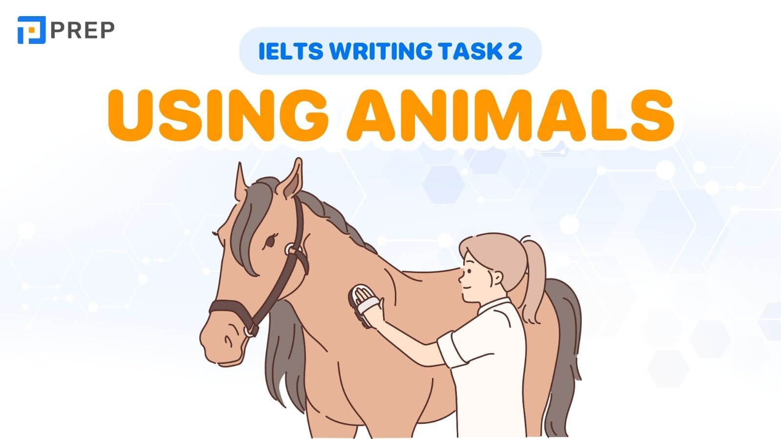 Giải Đề Thi IELTS Writing Task 2 Using Animals chi tiết