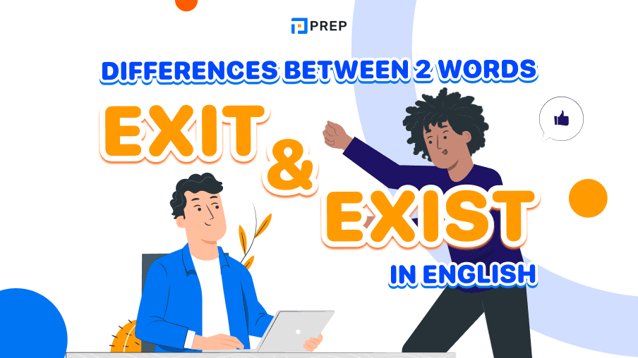 Differences between 2 words Exit and Exist in English