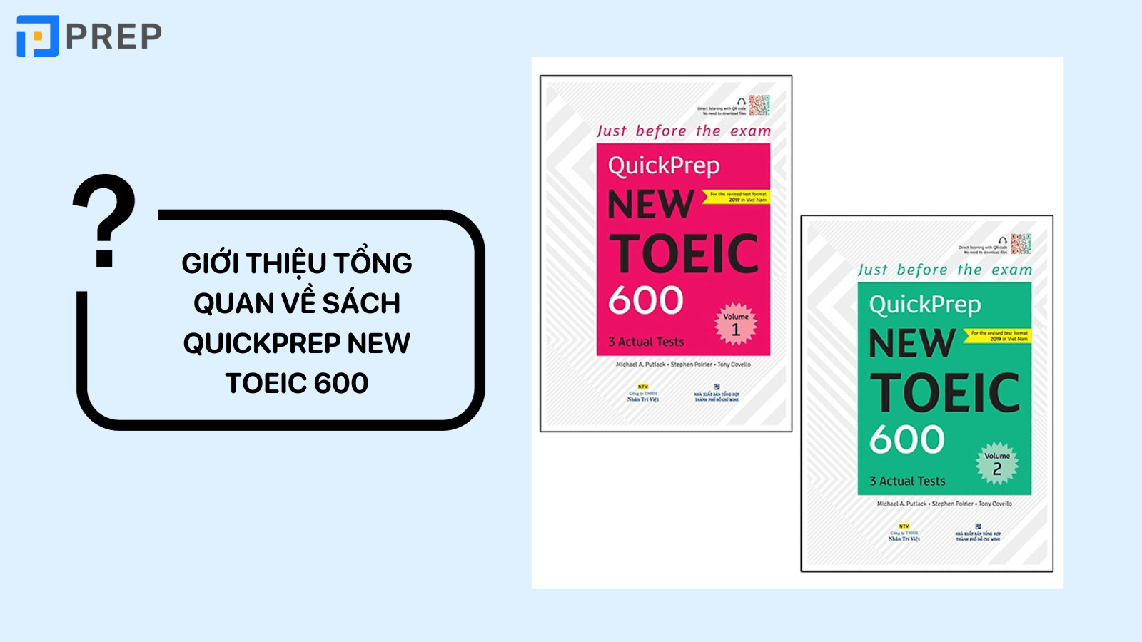 Tải 2 cuốn sách QuickPrep New TOEIC 600 PDF miễn phí