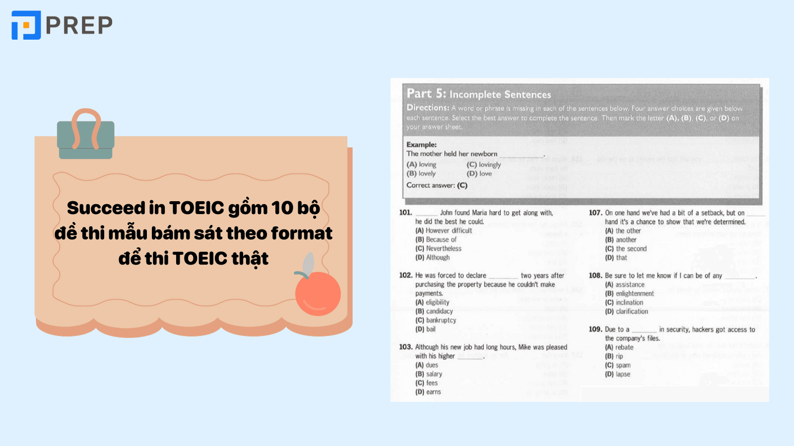 Review Succeed In TOEIC đầy đủ, chi tiết từ A-Z