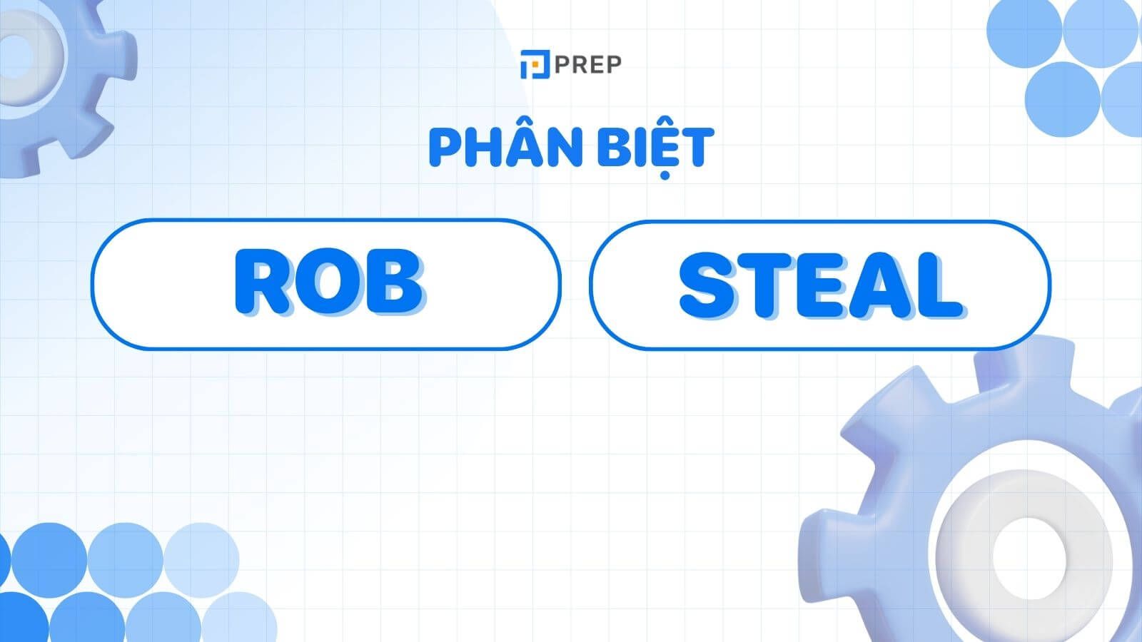 Phân biệt Rob và Steal chính xác trong tiếng Anh