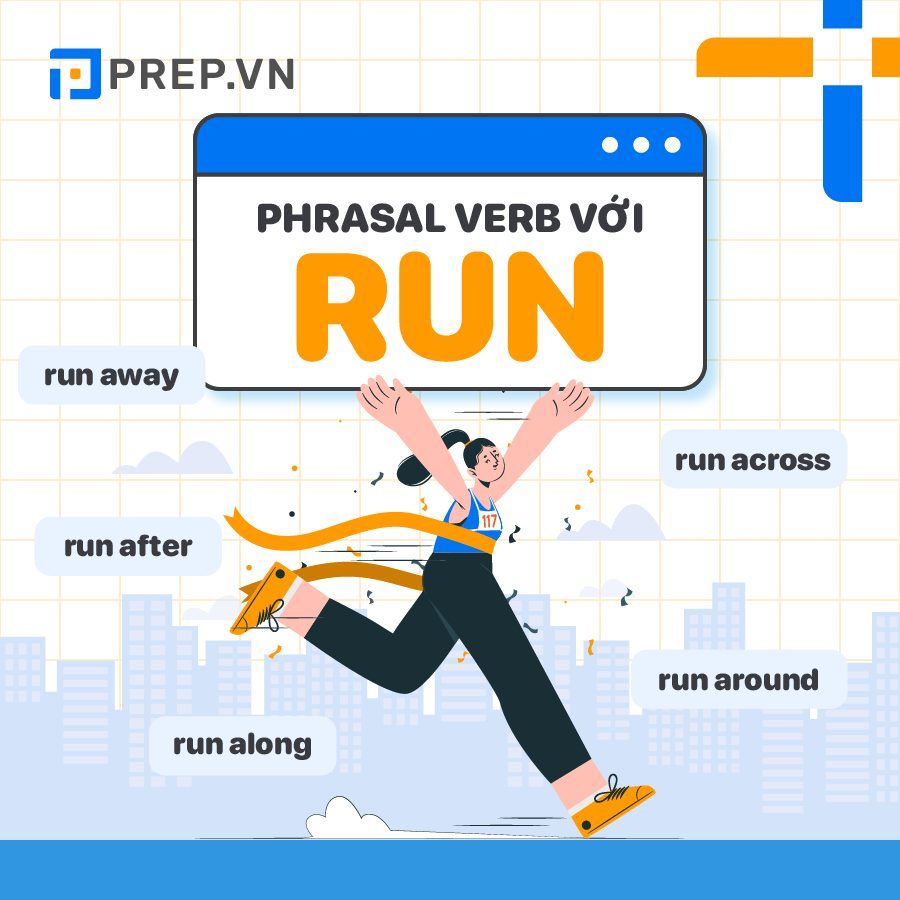 Phrasal verb với Run - cụm động từ thông dụng trong tiếng Anh