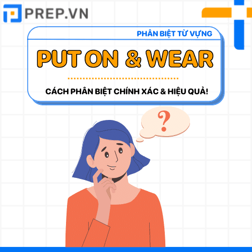 Phân biệt Put on và Wear chính xác trong tiếng Anh