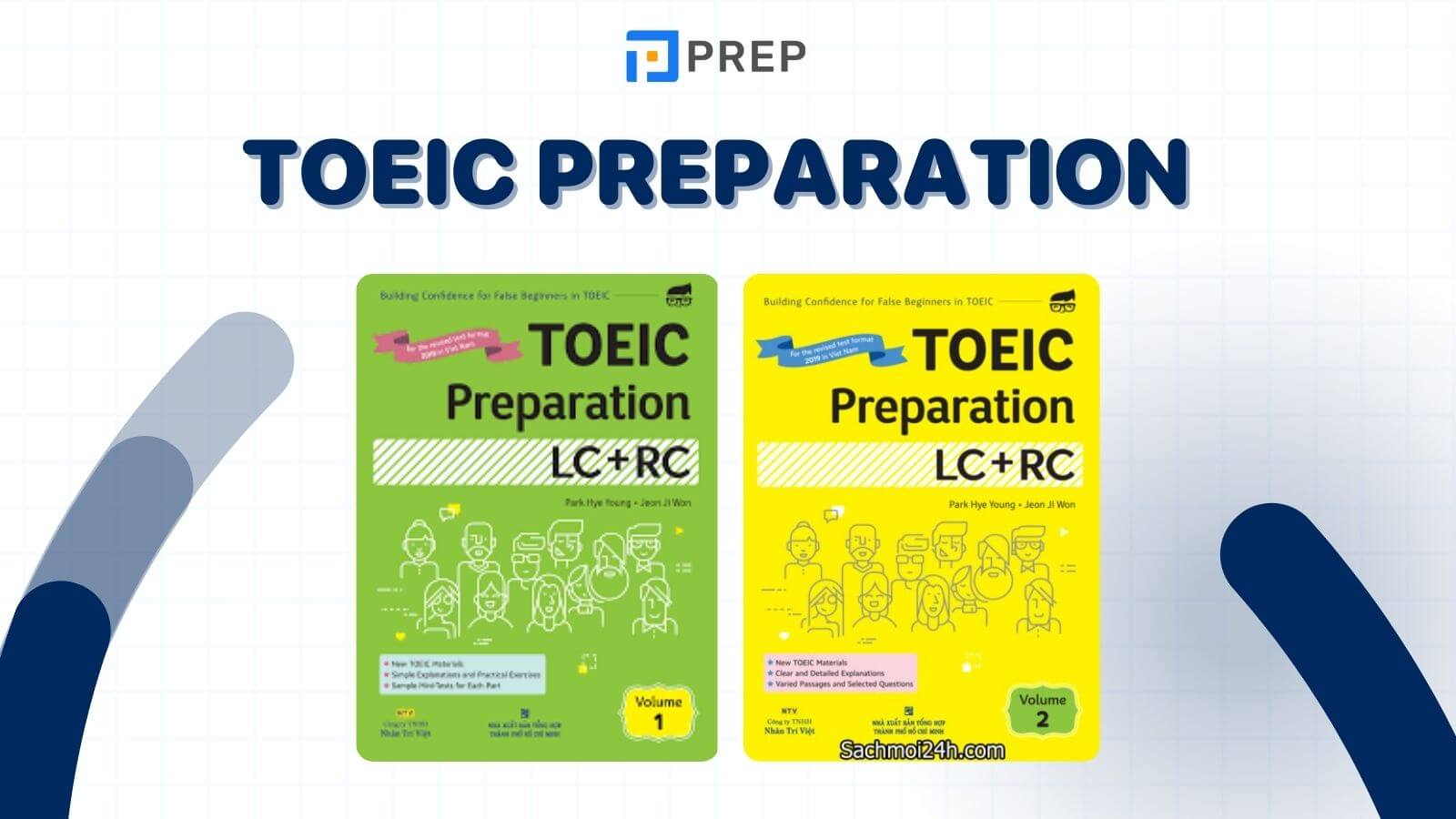 [PDF + Audio] Download sách TOEIC Preparation LC + RC Vol 1, 2