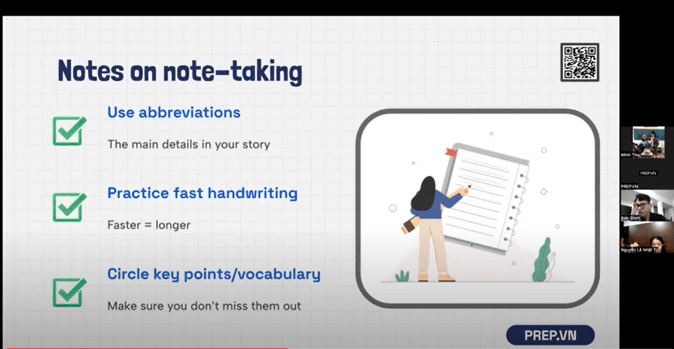 RECAP WORKSHOP IELTS SPEAKING PART 2: “1 PHÚT TAKE NOTE CÂN NÃO, 2 PHÚT ...