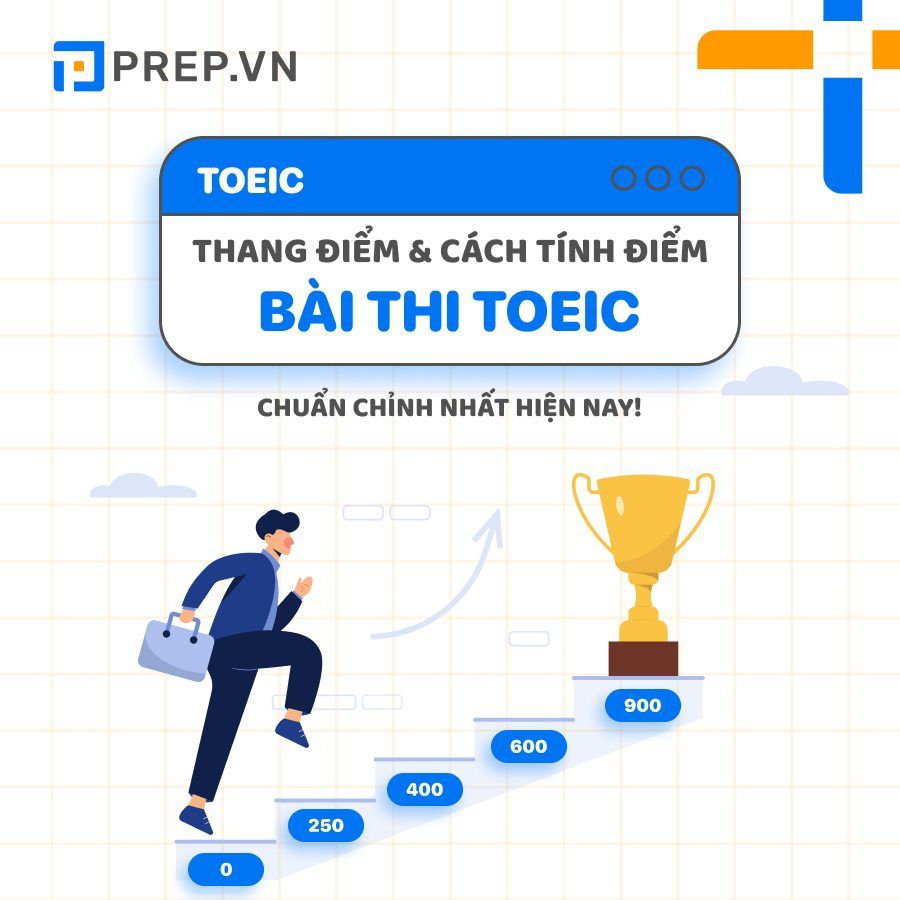 Thang điểm TOEIC & cách tính điểm TOEIC