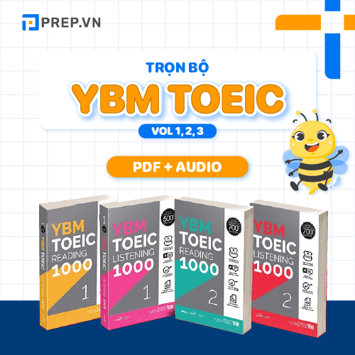 [PDF + Audio] Bộ Sách YBM TOEIC Vol 1, 2, 3 mới nhất 2023